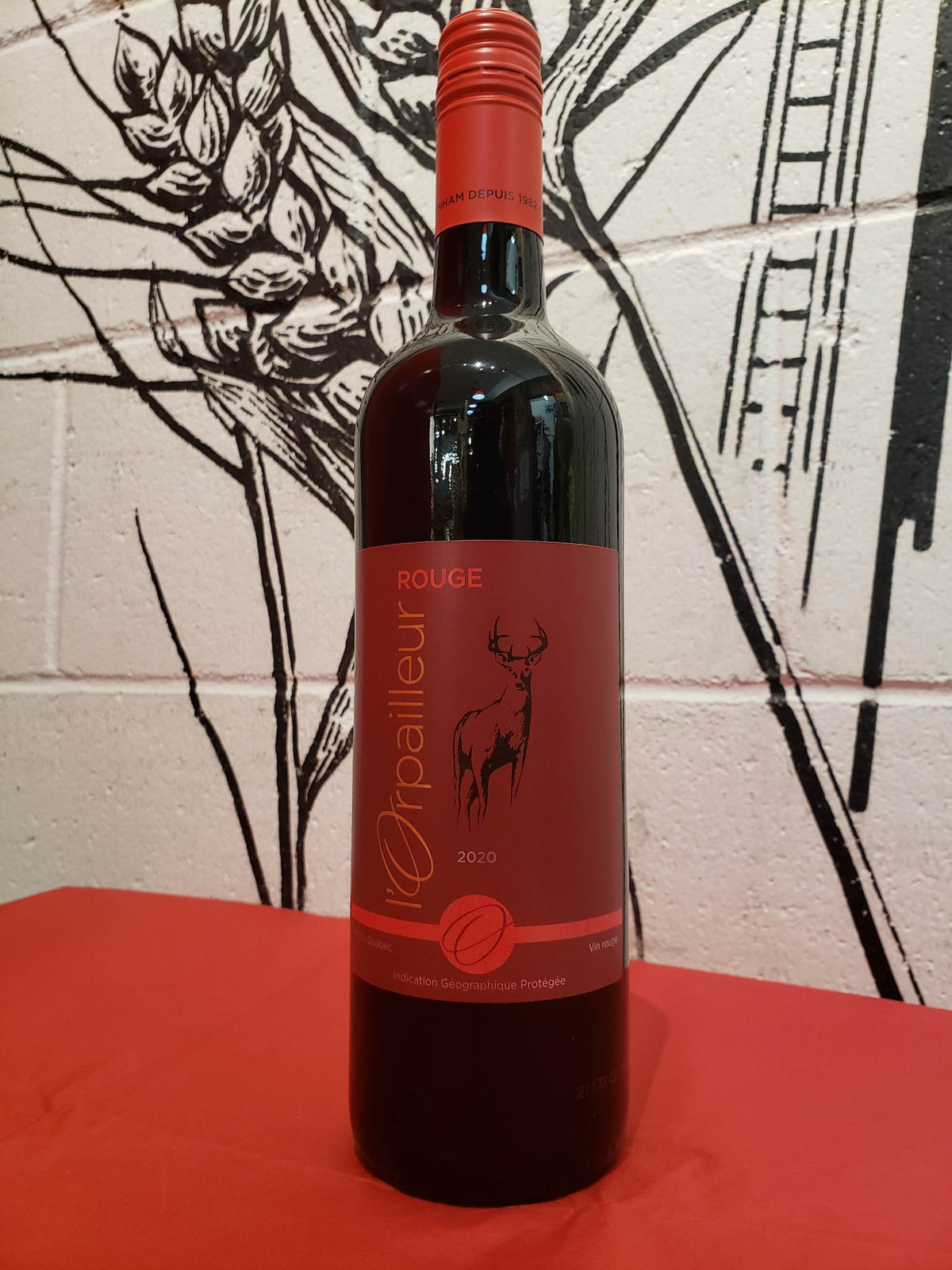 L'Orpailleur Rouge 11% 750ML | Bières et Saveurs du Terroir inc.